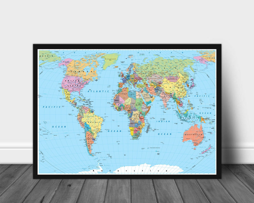 Verdenskart — Plakatbar.no