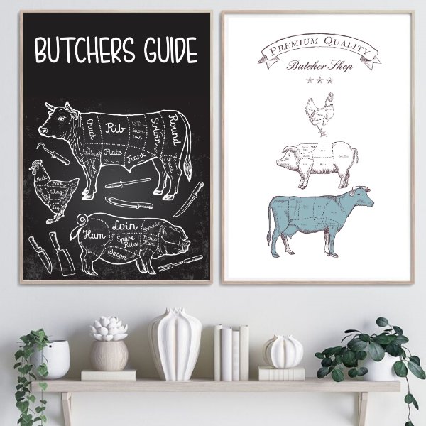 Butchers Guide - Poster — Plakatbar.no