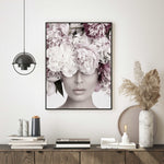 Flower Head - Black and white poster — Plakatbar.no