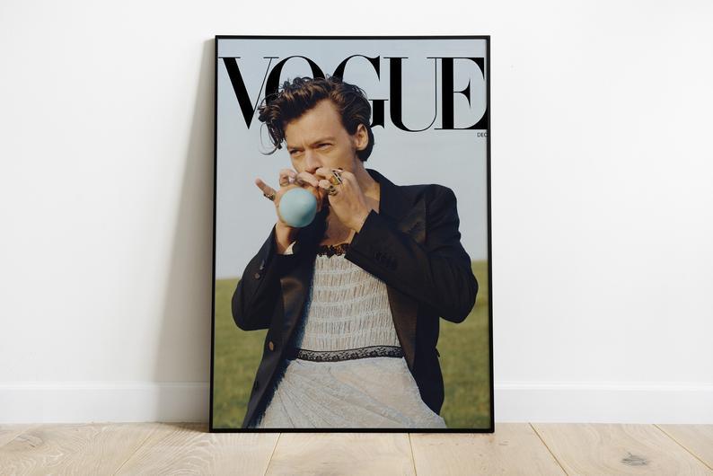 Harry Styles Vogue magazine cover - Plakat – Plakatbar.no
