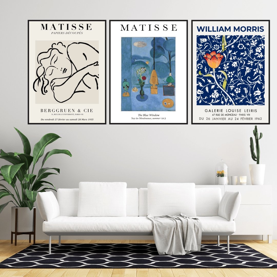 Henri Matisse - The Blue Window Poster – Plakatbar.no