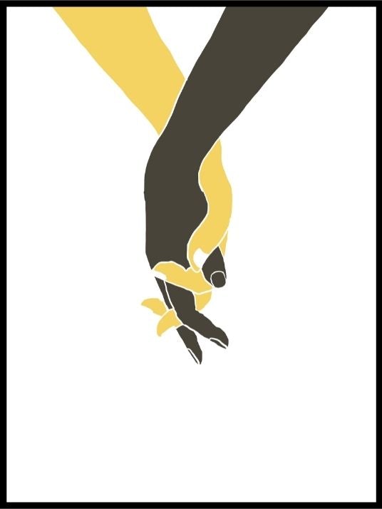 Holding hands - Poster – Plakatbar.no
