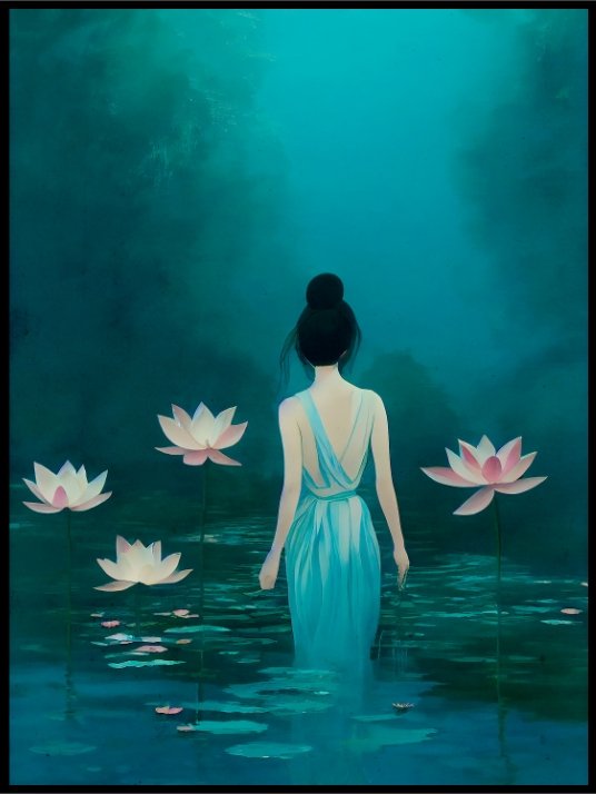 In The Pond Plakat eller Lerret – Plakatbar.no