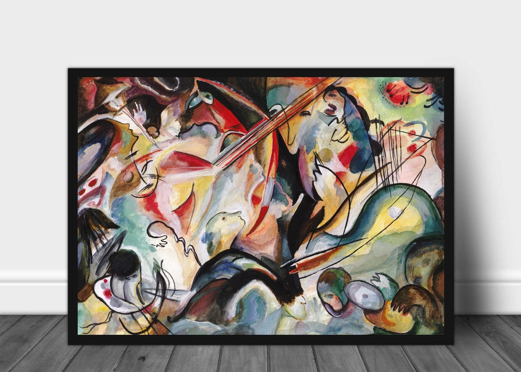 Kandinsky abstract orchestra Poster — Plakatbar.no