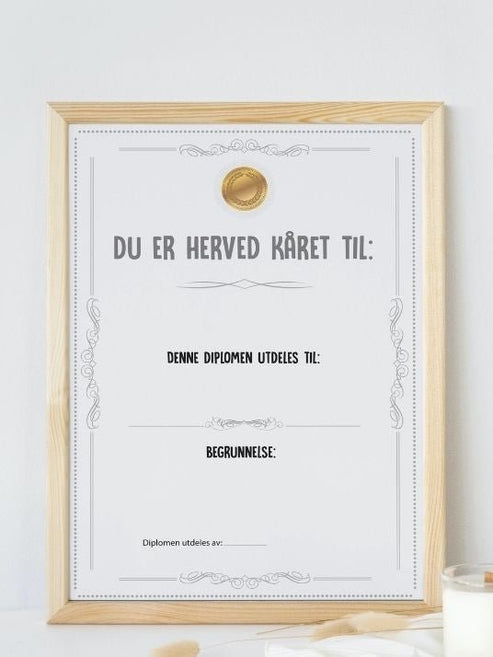 Lag din egen diplom