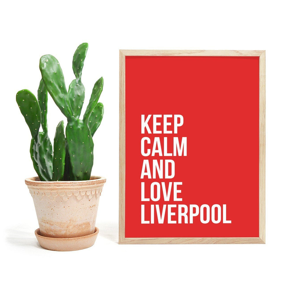 Liverpool FC - Keep Calm and Love Liverpool poster