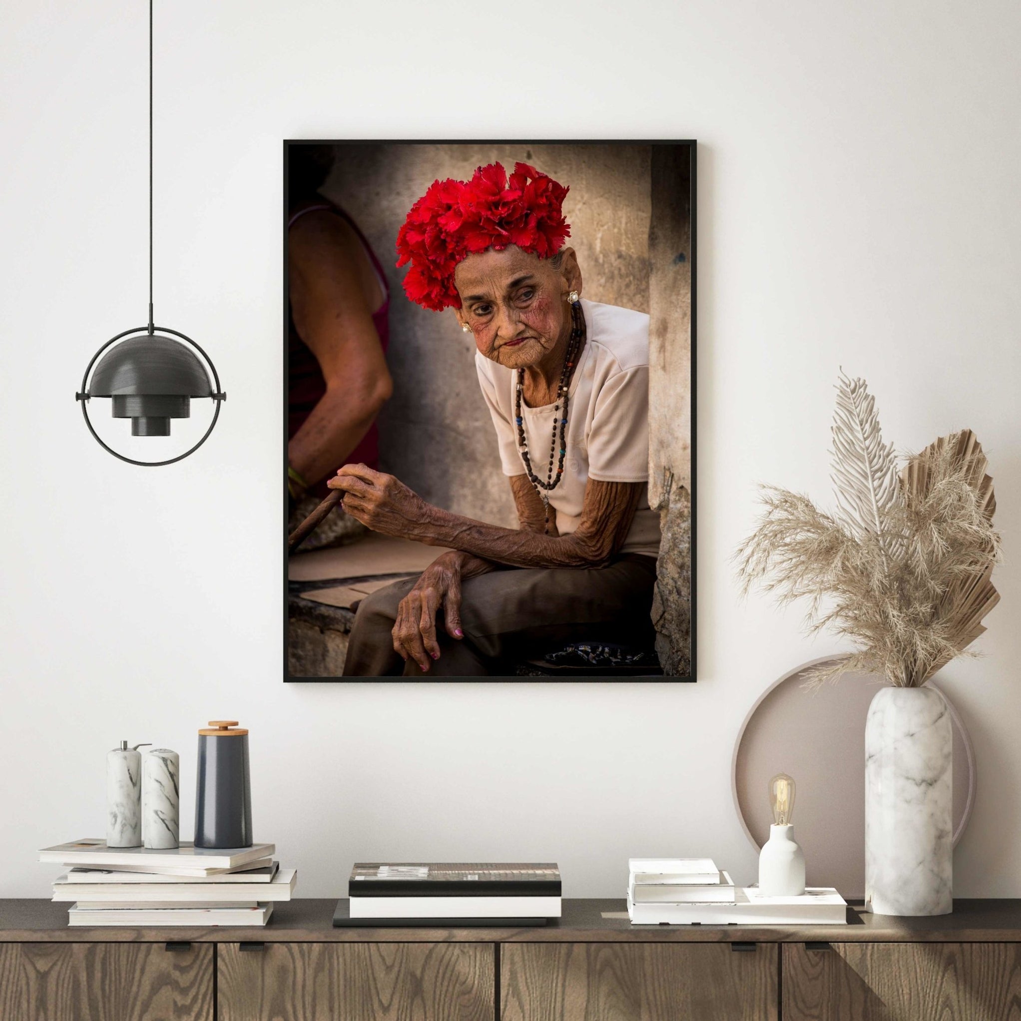 Old woman - Poster — Plakatbar.no