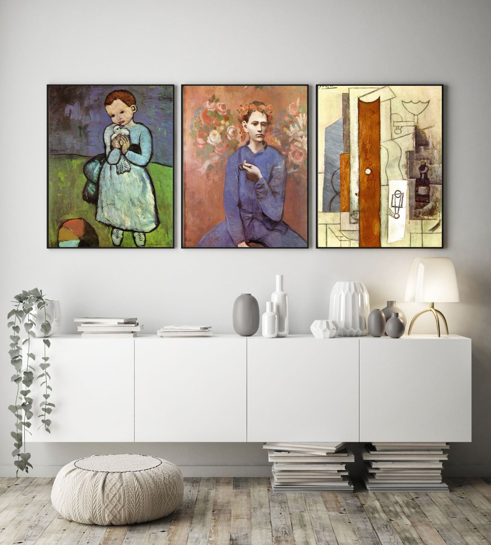 Pablo Picasso - Boy with a pipe - Plakat eller lerret – Plakatbar.no
