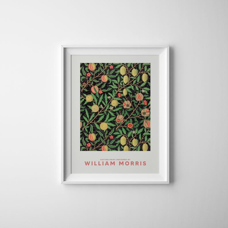 William Morris Fruits Poster – Plakatbar.no